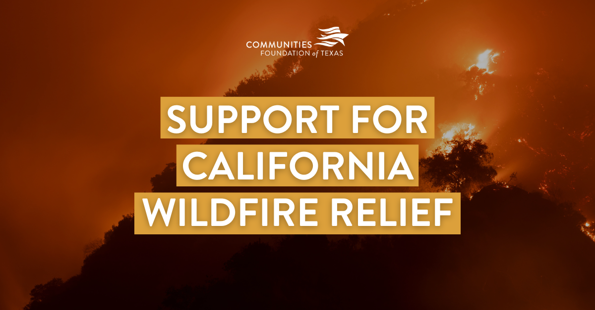 Support For California Wildfire Relief - CFT